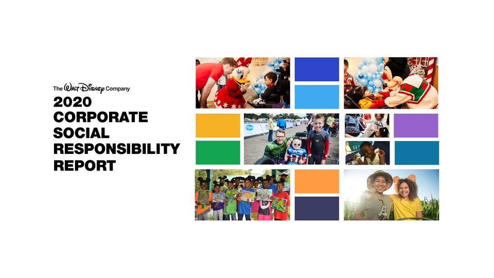 Disney Releases 2020 Corporate Social Responsibility Report | The Walt ...