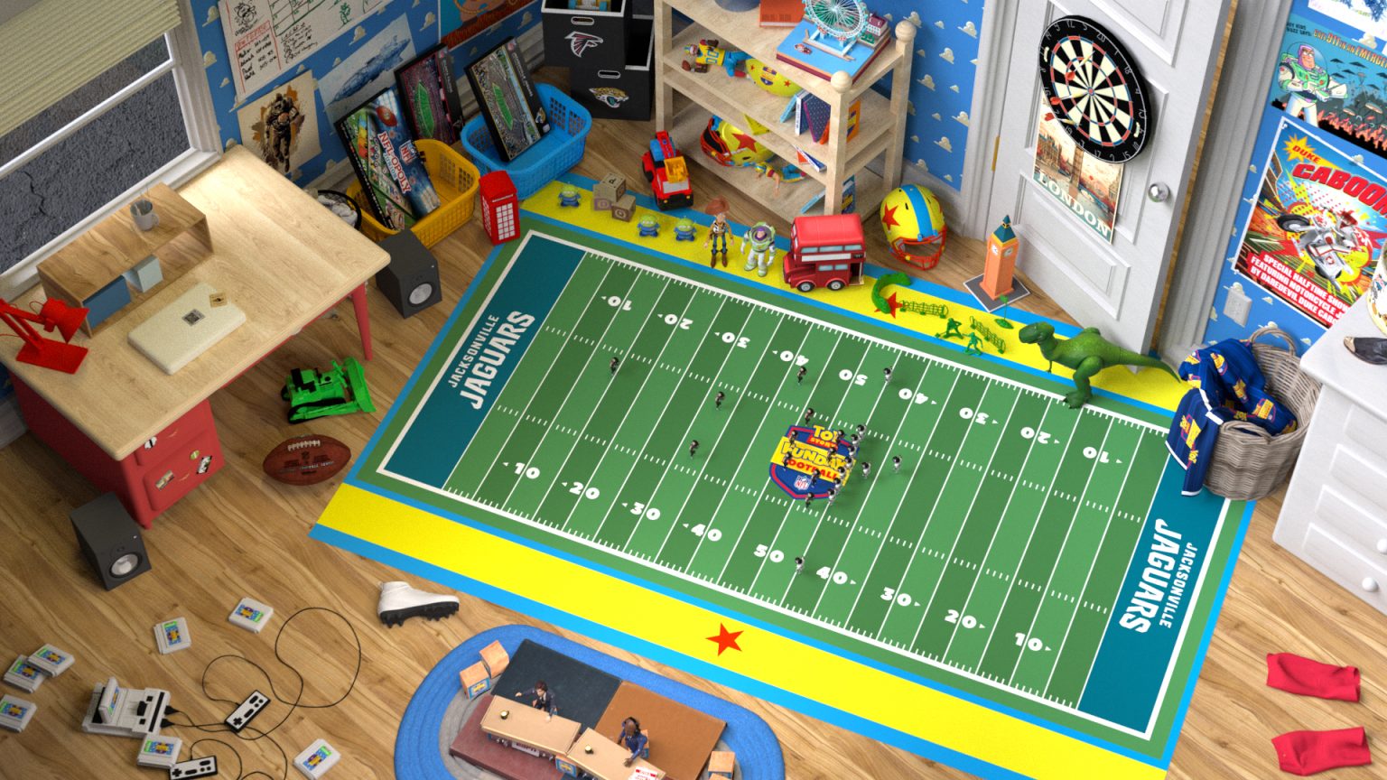 An Animated Behind-the-Scenes Look at ESPN's 'Toy Story Funday Football ...