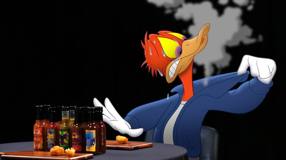 Donald Duck Appears on a Custom Episode of 'Hot Ones' as Disney ...