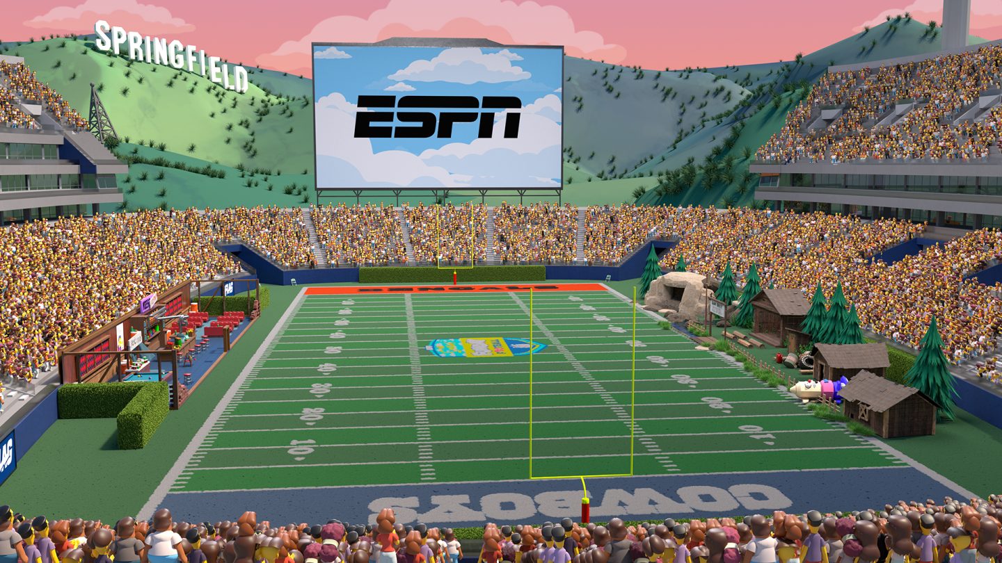 A Look Behind the Scenes at ESPN's Innovative 'The Simpsons Funday ...