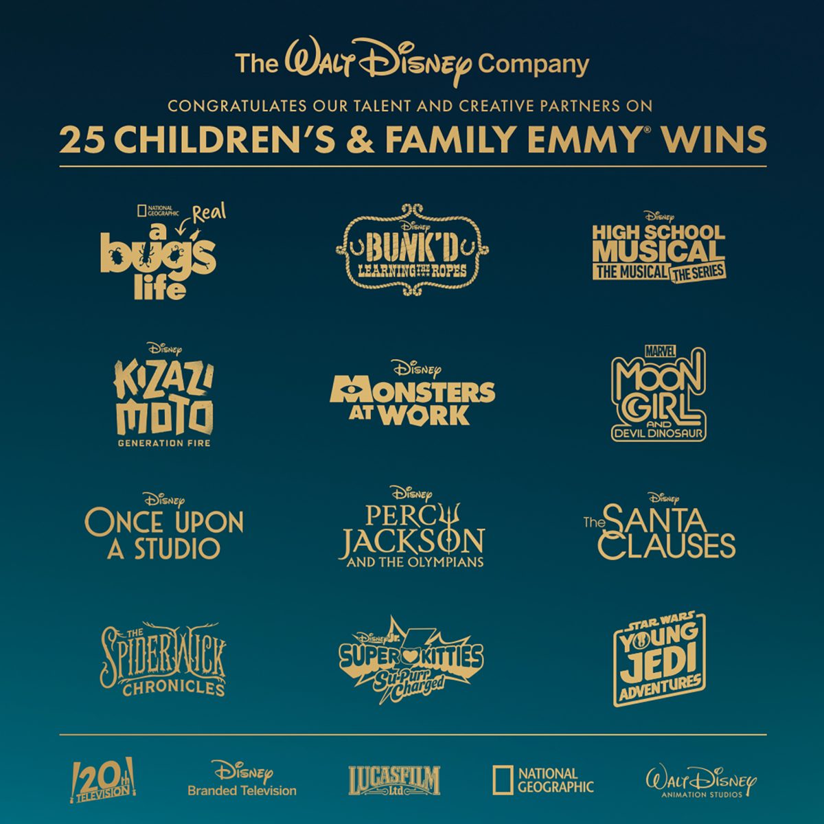 Disney Wins Big at the 2025 Children and Family Emmy Awards