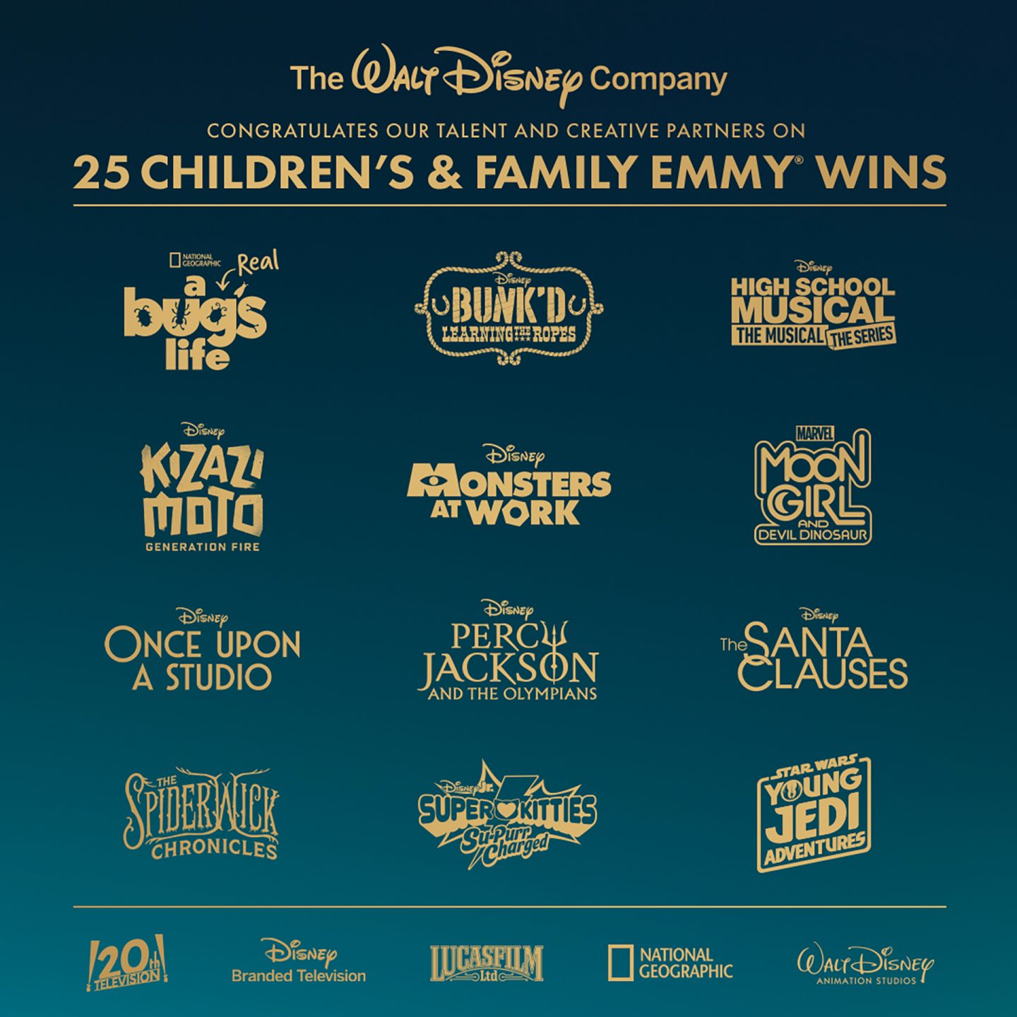 Disney Wins Big at the 2025 Children and Family Emmy Awards