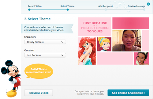 Disney Magical Message at DisneyStore.com - The Walt Disney Company