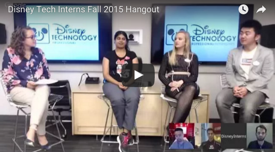 Disney Professional Interns Discuss Their Key Role in Technology ...